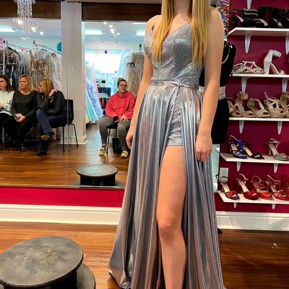 Dresses | Romper Style Prom Gown | Poshmark